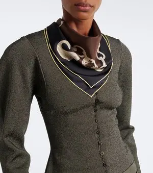 Jacquemus Pampille Silk Scarf