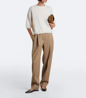 Jardin Des Orangers Cashmere And Silk Blend Sweater