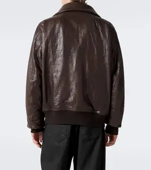 Rick Owens Dracuflight Leather Blouson Jacket