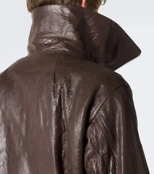 Rick Owens Dracuflight Leather Blouson Jacket