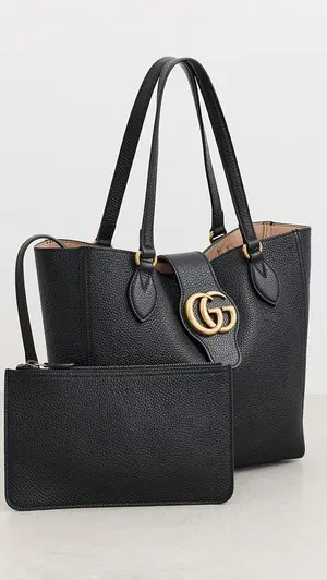 Gucci Leather Dahlia Tote