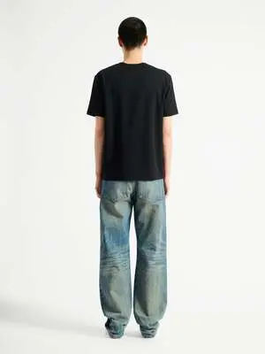Balmain T-shirt With Embroidered Logo - Black