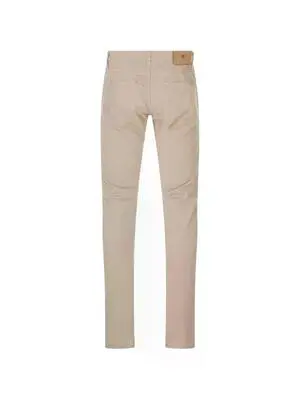 PT TORINO Slim Fit Logo Patch Trousers