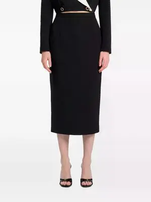 Alessandra Rich High-waisted Pencil Midi Skirt