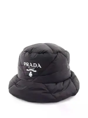 Prada 2010s Re-nylon Quilted Bucket Hat