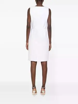 ANDIATA Bouclé-knit Belted Mini Dress