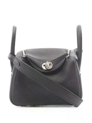 Hermès Mini Lindy Shoulder Bag - Black