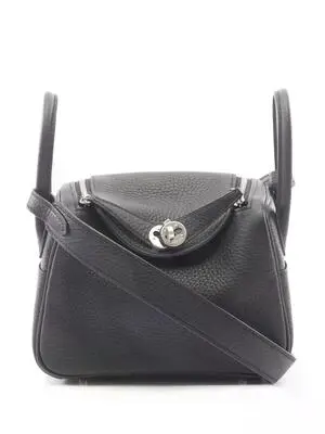 Hermès Mini Lindy Shoulder Bag - Black