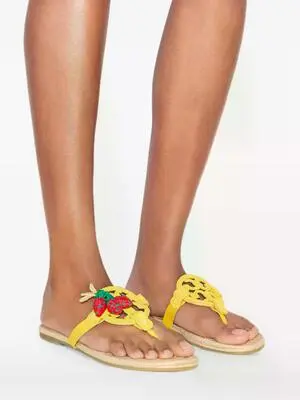 Tory Burch Miller Beaded Espadrille Sandals