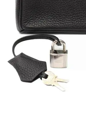 Hermès Togo Leather Birkin 25 Tote Bag - Black