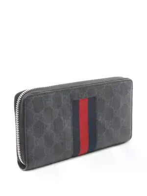 Gucci 2000s Web-stripe Wallet