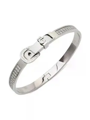 AIGNER Crystal-embellished Buckle Bracelet