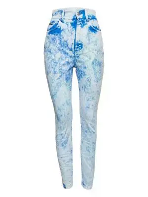 Dolce & Gabbana Tie-dye Denim Jeans
