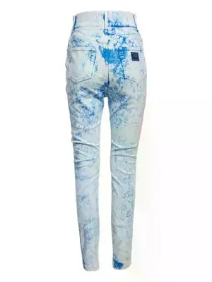 Dolce & Gabbana Tie-dye Denim Jeans