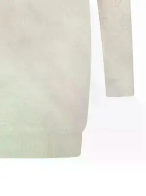 Philipp Plein Monogram Long-sleeve Mini Dress