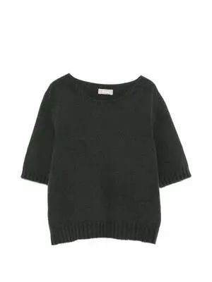 KILTIE Verbier Short-sleeve Sweater - Green