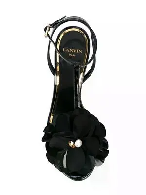 LANVIN Floral-embellished Sandals