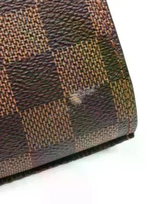 LOUIS VUITTON 2000 Triana Damier Ebène Tote Bag