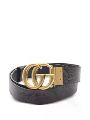 Gucci Gg Marmont Reversible Belt - Brown