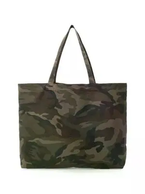 STUDIO TOMBOY Camouflage-print Cotton Tote Bag