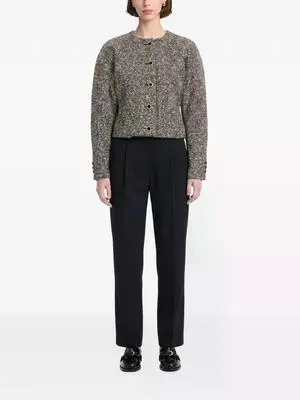 Alessandra Rich Bouclé-knit Button-up Jacket