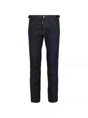 Dsquared2 Belt-loops Cotton Jeans - Blue