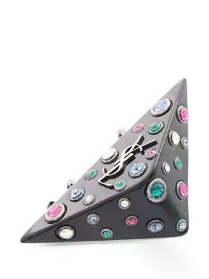 Saint Laurent 2010s Cassandre Triangle Earrings