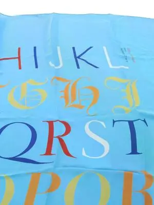 Hermès 2010s A.m.cassandre Silk Scarf