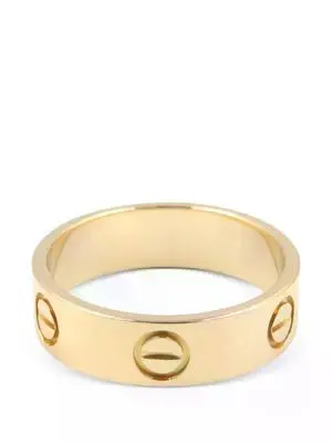 Cartier 18k Yellow Love Ring With Screw Motifs - Gold