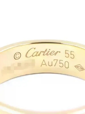 Cartier 18k Yellow Love Ring With Screw Motifs - Gold