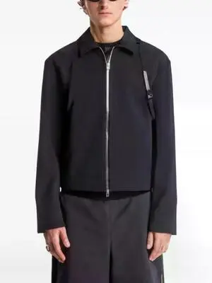 HELIOT EMIL Strap Detail Zip-up Jacket