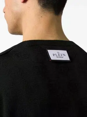 Philipp Plein Monogram Knit Sweater