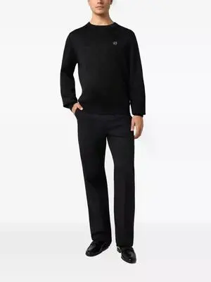 Philipp Plein Monogram Knit Sweater - Black