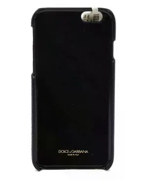 Dolce & Gabbana Embellished Leather Iphone 6 Case