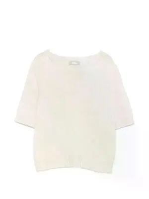 KILTIE Verbier Short-sleeve Sweater - Neutrals