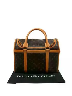 LOUIS VUITTON Monogram Canvas Dog Carrier Bag