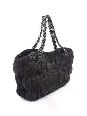 Prada 2010s Gathered Tote Bag