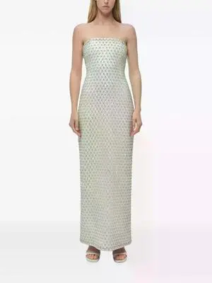 Simkhai Vanessa Crystal-embellished Maxi Dress