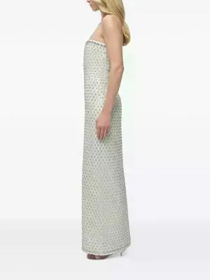 Simkhai Vanessa Crystal-embellished Maxi Dress