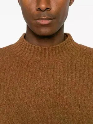 DRYKORN Zayn Ribbed-knit Mock Neck Sweater