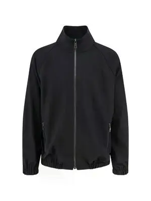 SEVEN GAUGE High-collar Zip-up Jacket - Black