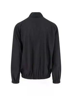 SEVEN GAUGE High-collar Zip-up Jacket - Black