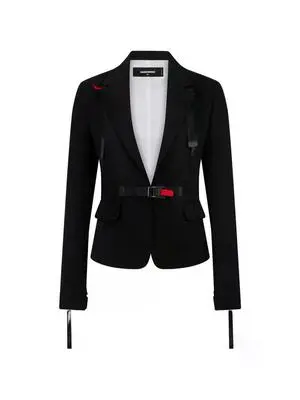 Dsquared2 Snow-tech Buckle-fastening Blazer - Black