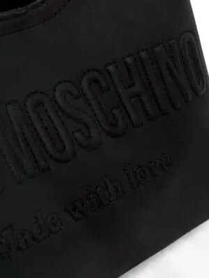 Moschino Logo-embroidered Tote Bag