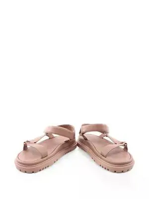 Dior D-wave Leather Sandals - Pink