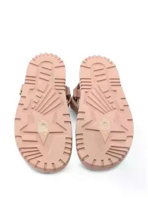 Dior D-wave Leather Sandals - Pink