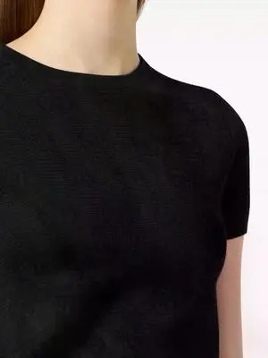 Philipp Plein Jacquard-monogram Merino-wool T-shirt