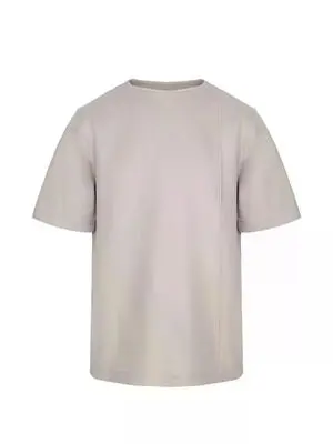 HAMZA Khan V2 Seam-detail T-shirt - Neutrals