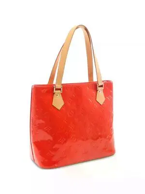 LOUIS VUITTON Monogram Vernis Tote Bag - Red