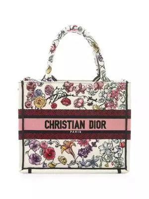 Dior 2010s Book Tote Bag - White